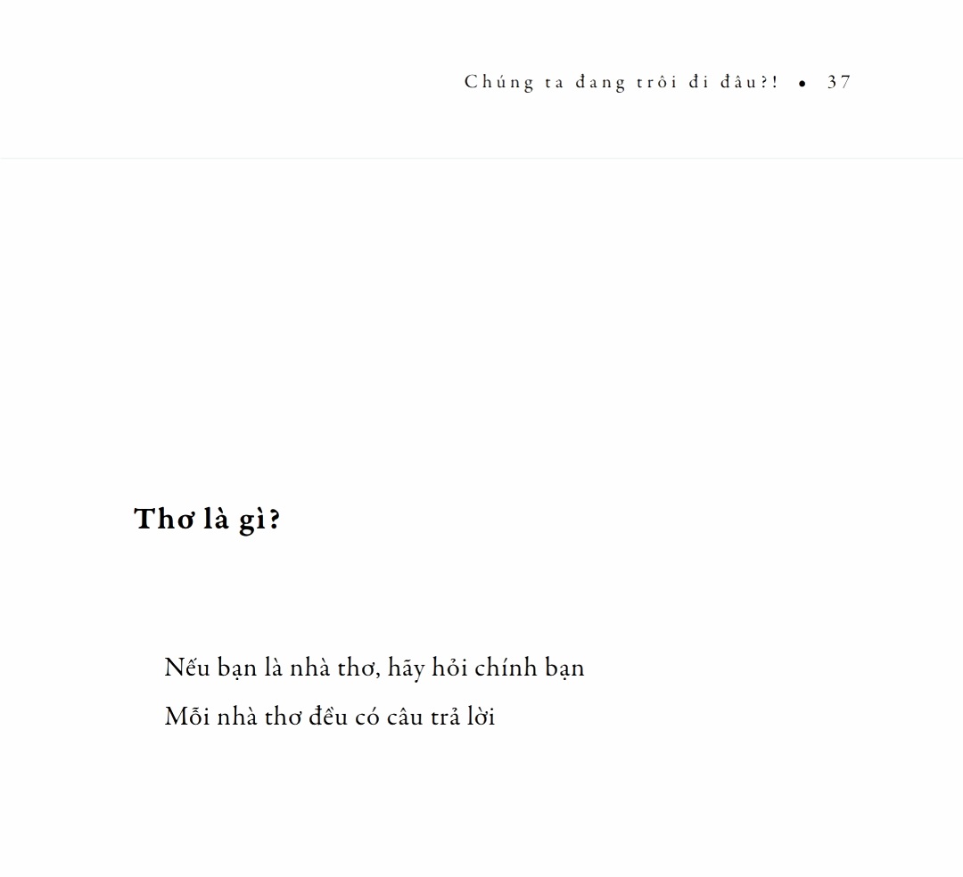 What is poetry? | Bùi Chát – Nguyễn Thị Phương Trâm